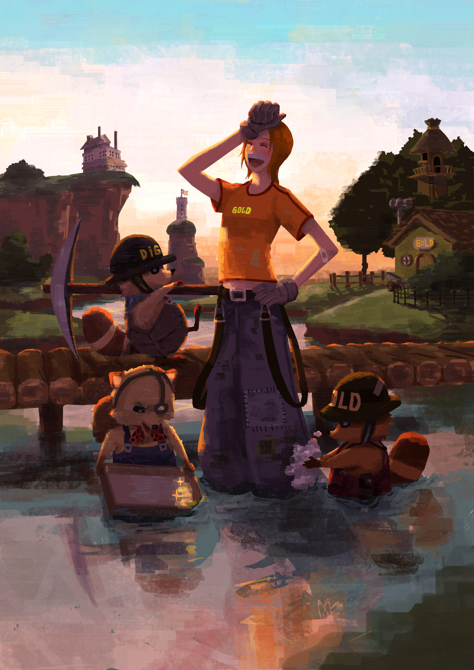 ArtStation - Painting Nami (One Piece Manga)