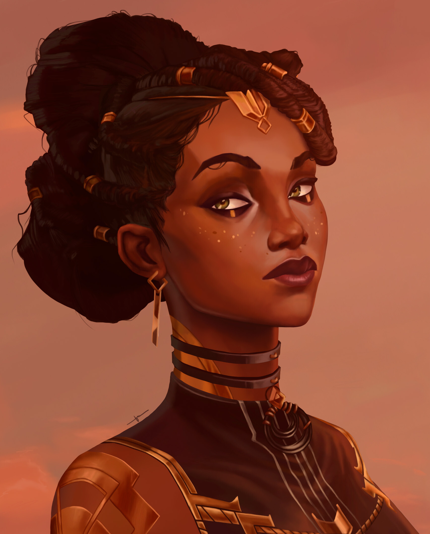 ArtStation - Portrait Mel, Arcane