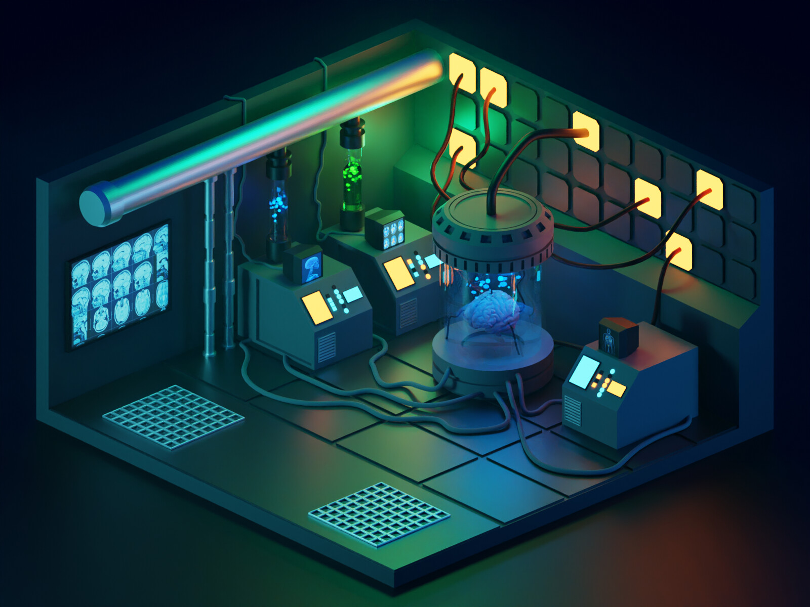 ArtStation - Brain Lab - Old Artwork