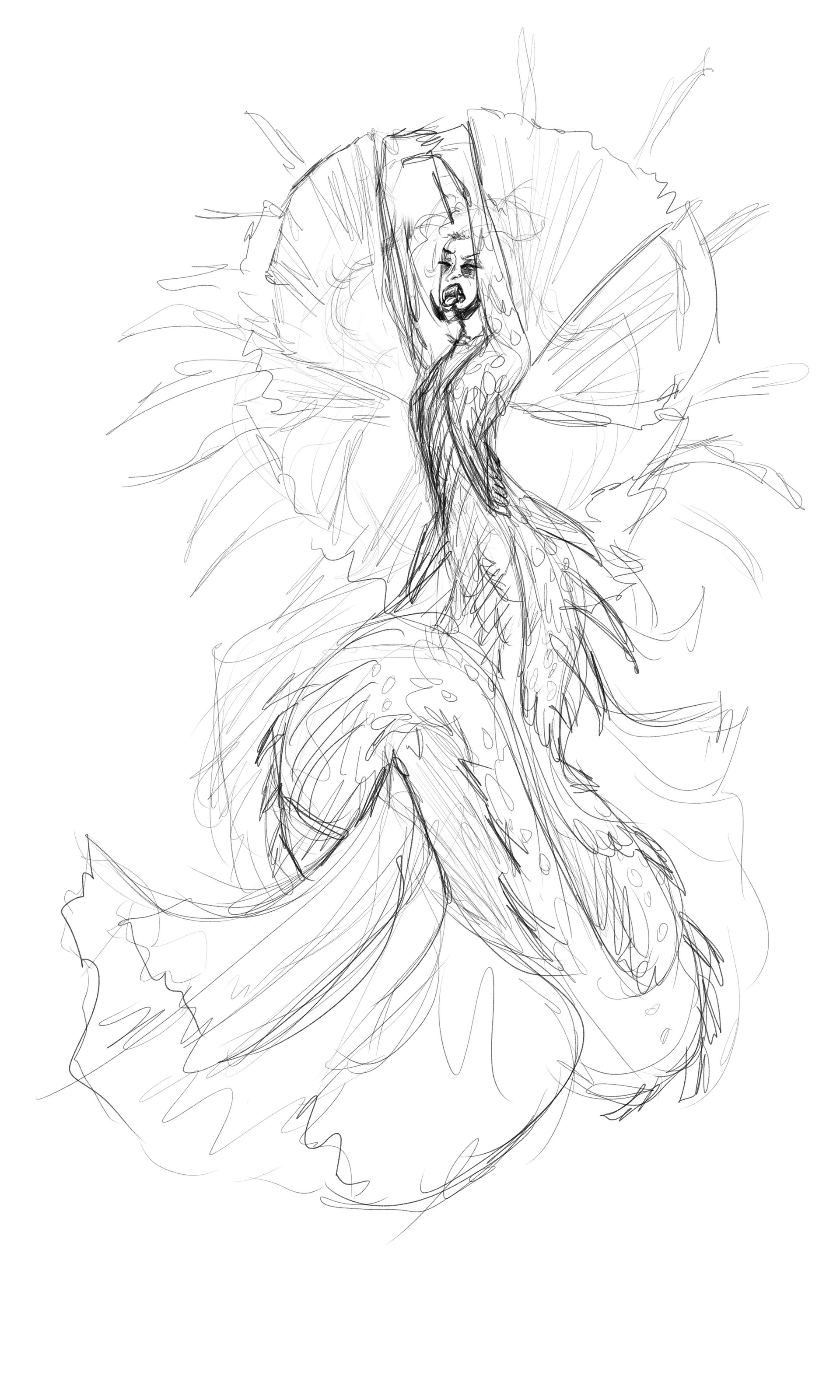 Nazly Sabit - Mer-Creature concept art design