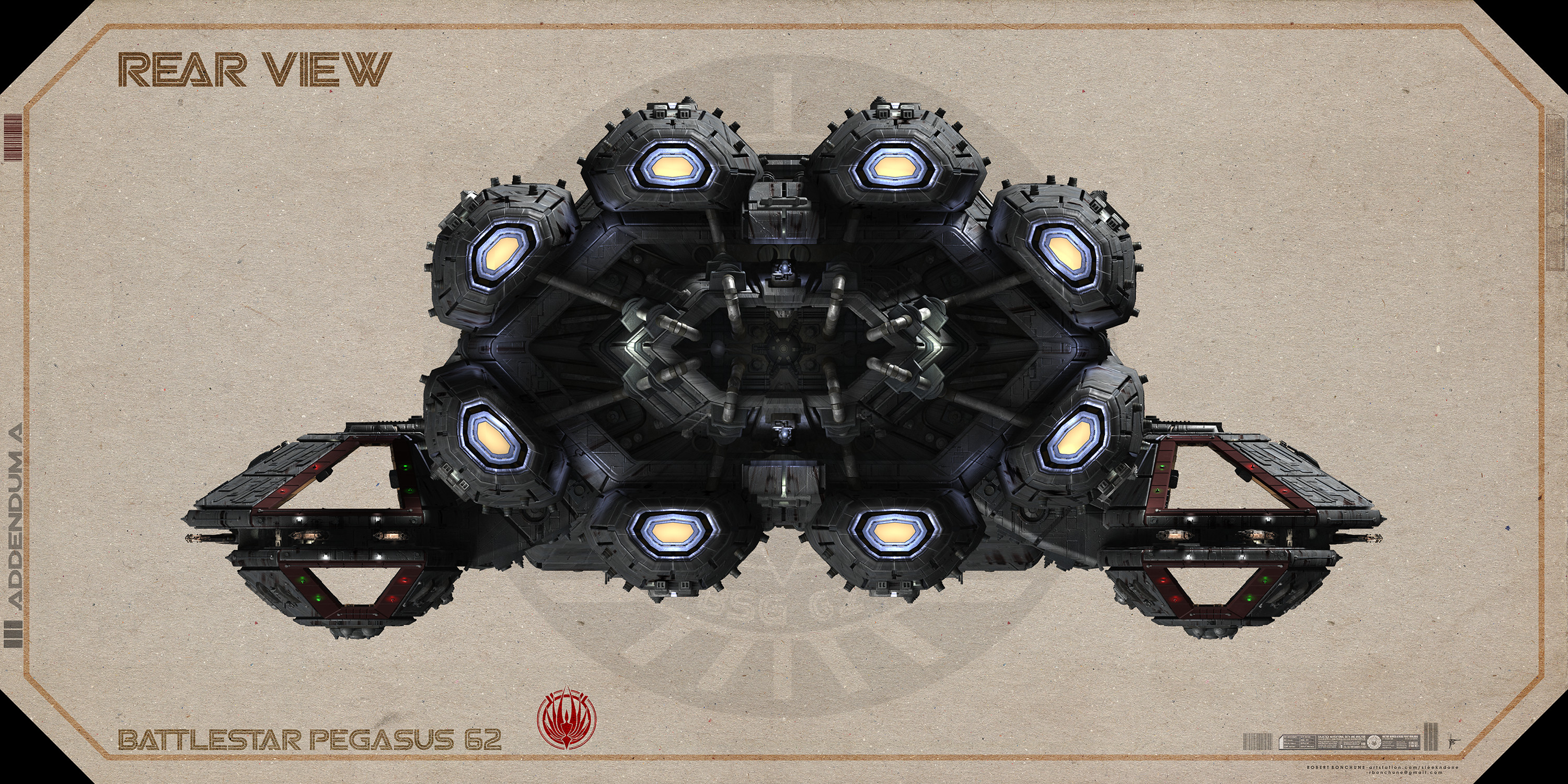 battlestar pegasus schematics