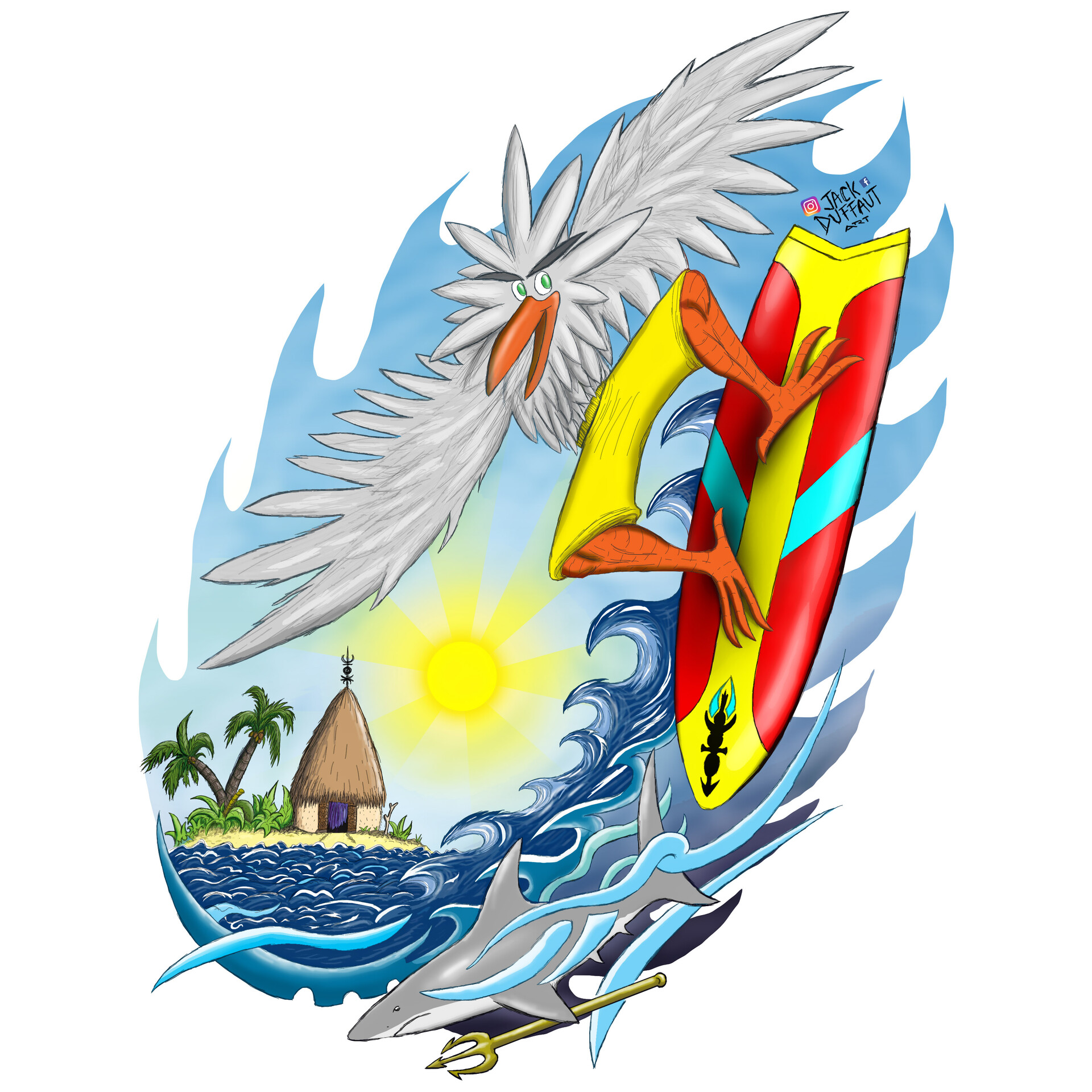 ArtStation - CDChallenge August20 AnimalSkate v2