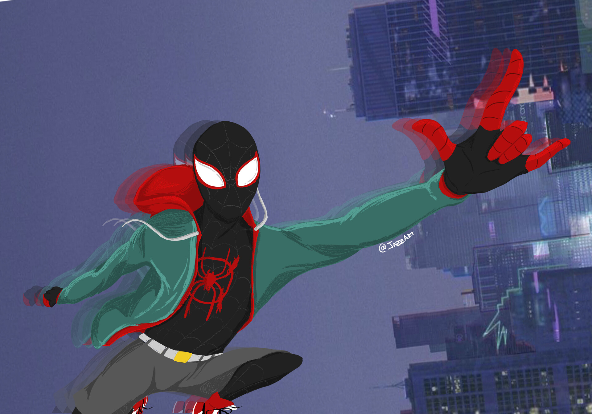 ArtStation - Spider-Man mile morsles fan art