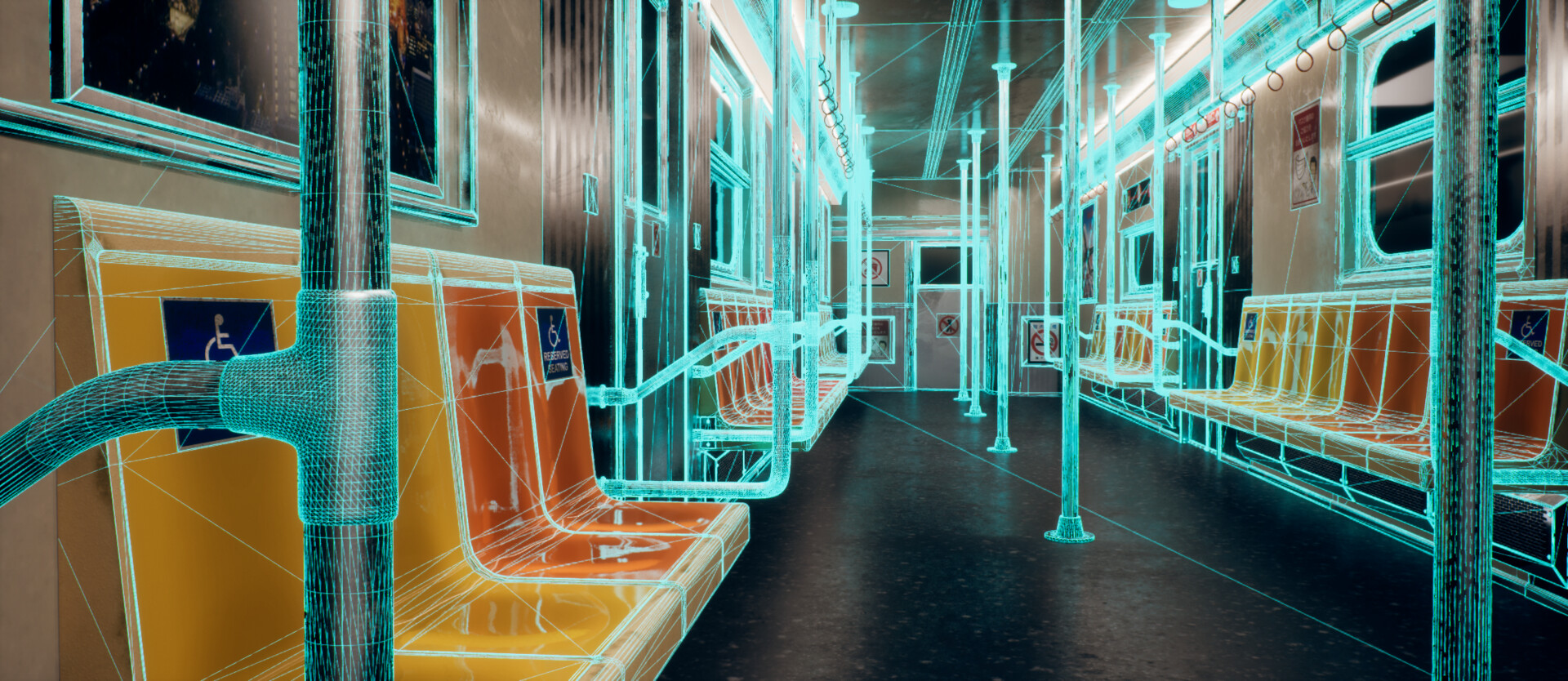 Michael Whitrock-Wyatt - Subway Interior Scene: Unreal Engine 5