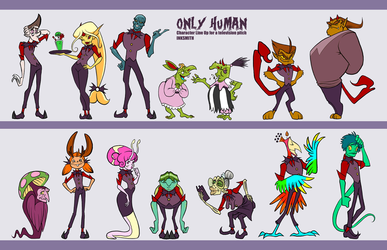 ArtStation - Only Human Character Design