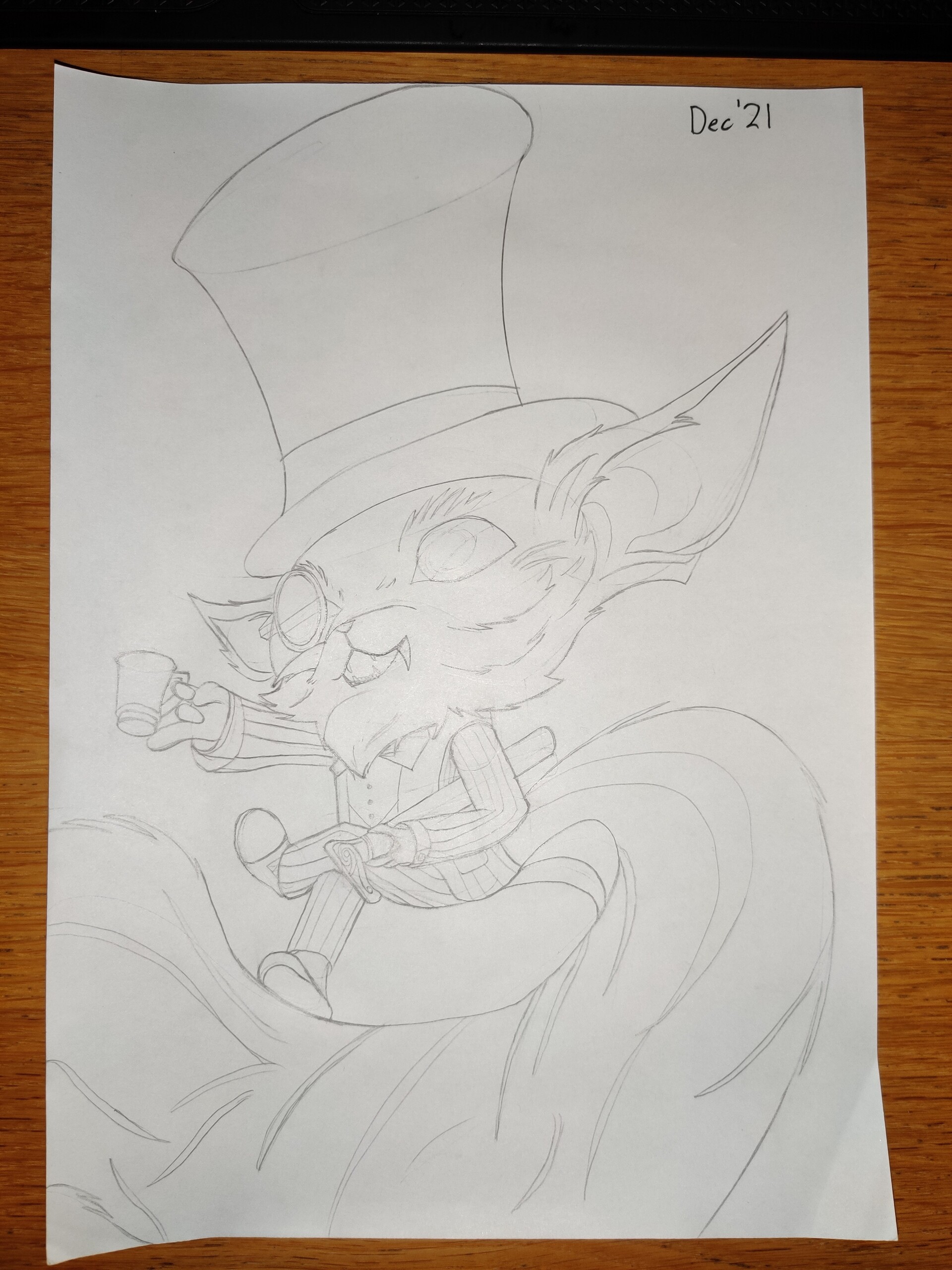 ArtStation - Gentleman Gnar Pencil Drawing