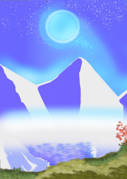 ArtStation - blue moon