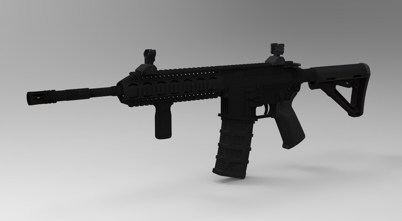 ArtStation - Sarsılmaz SAR 223T Weapon 3D MODEL