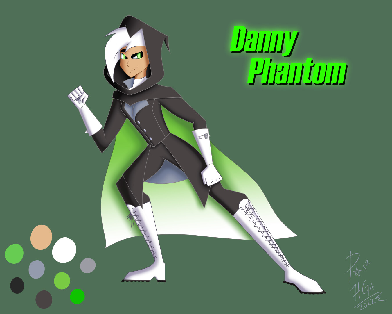 ArtStation - Danny AU Reference Sheet