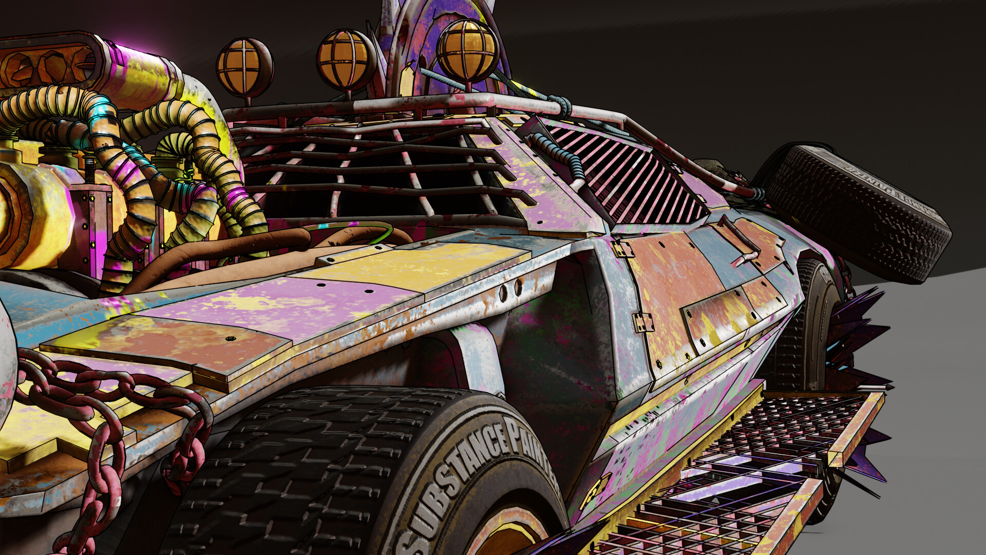 ArtStation - Post Apocalyptic Concept Car