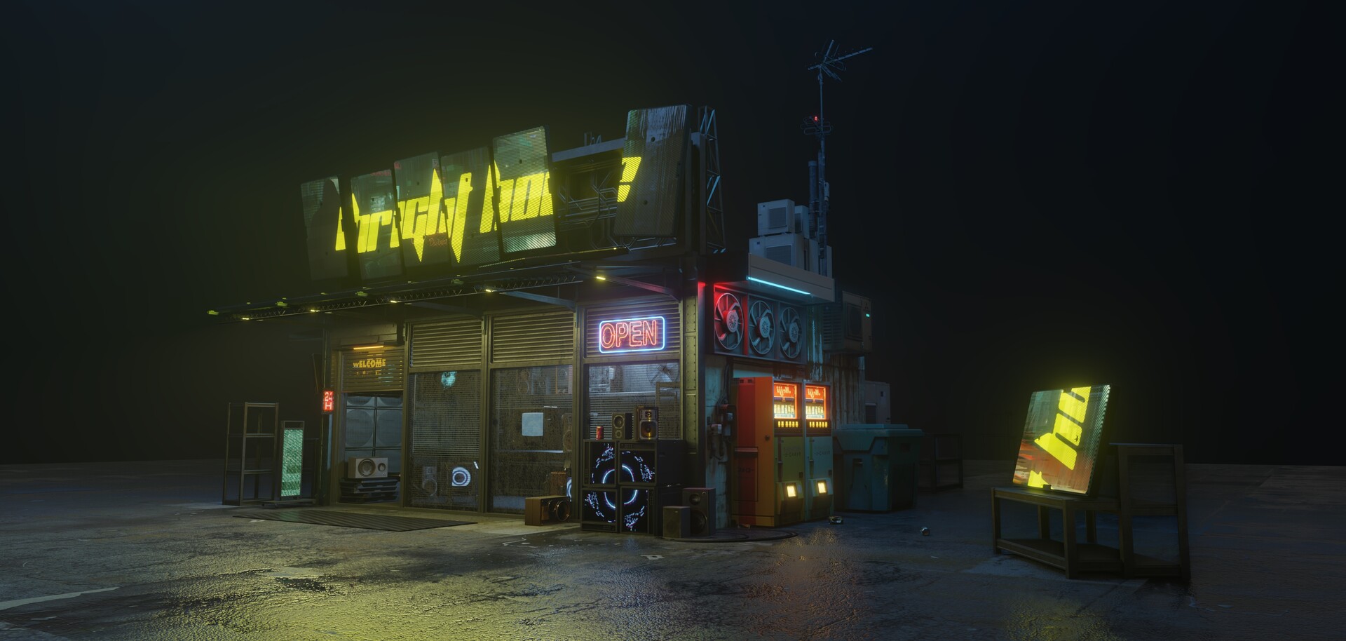 ArtStation - Bright house