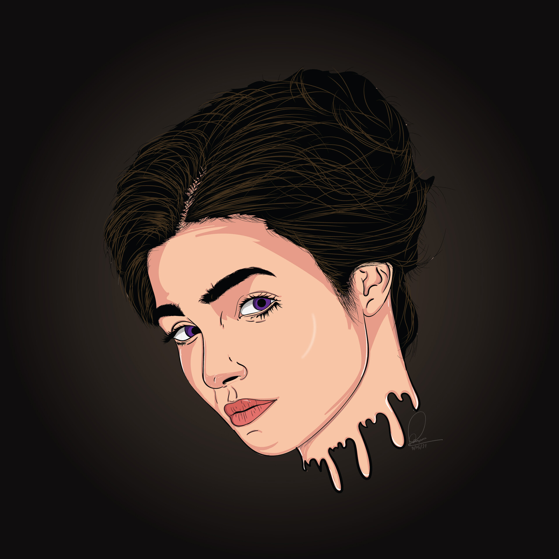 ArtStation - Randomly Vector Portrait 1 (advance)