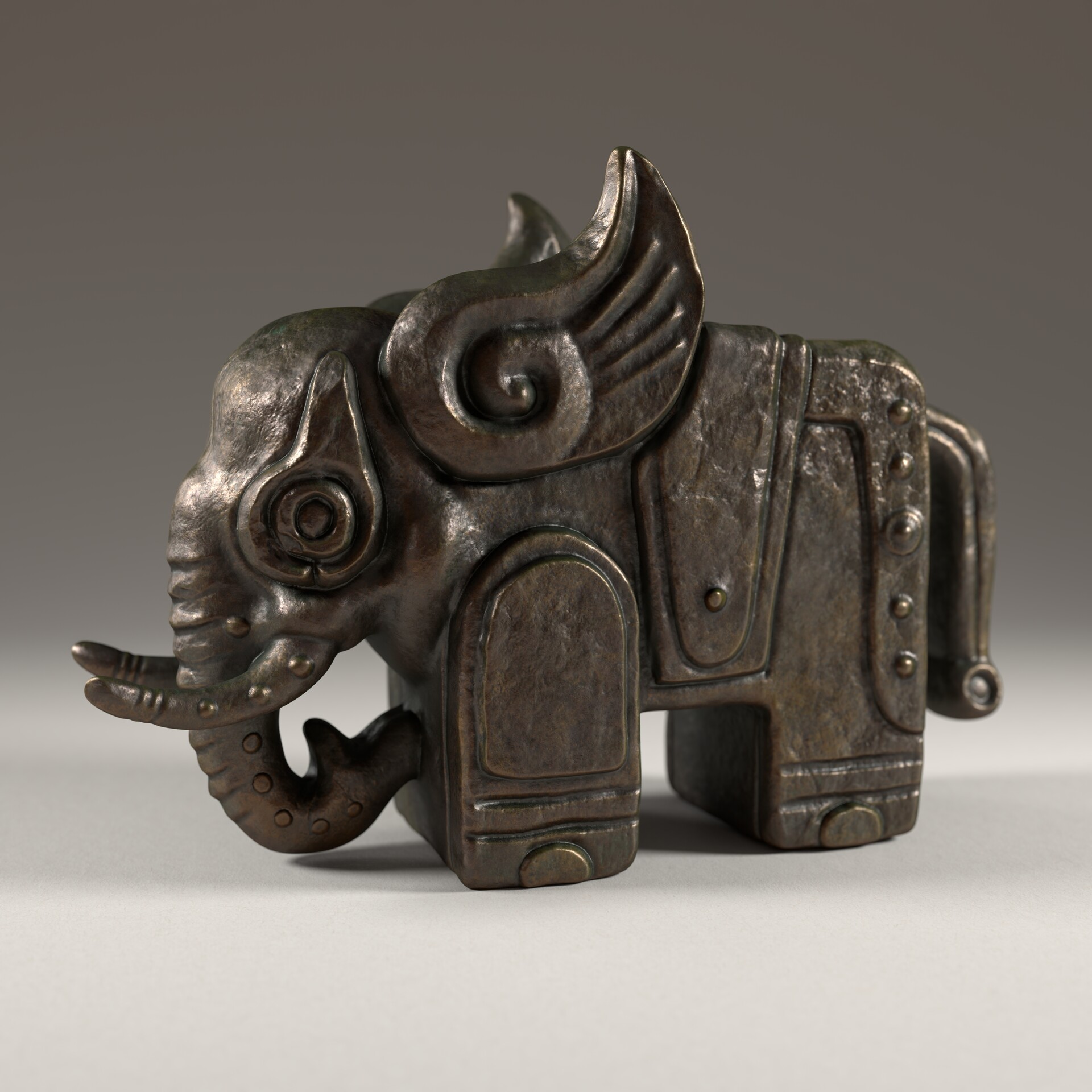 ArtStation - Ancient elephant totem