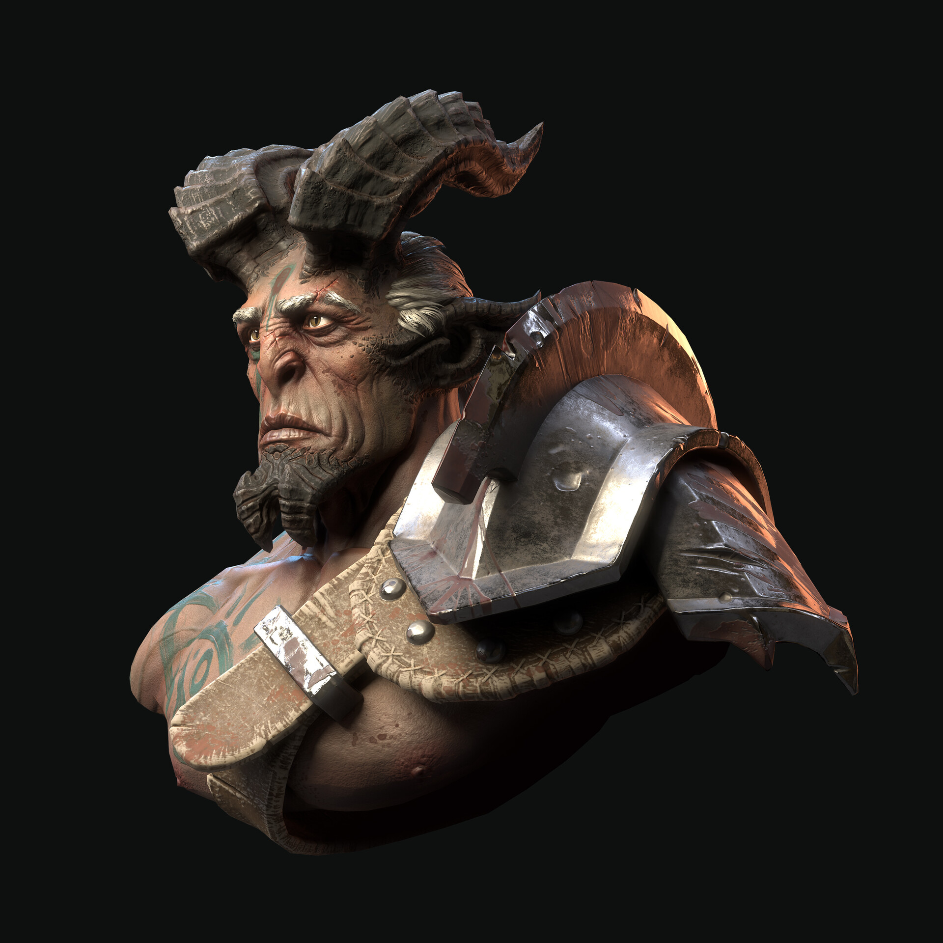 ArtStation - Demonic Barbarian