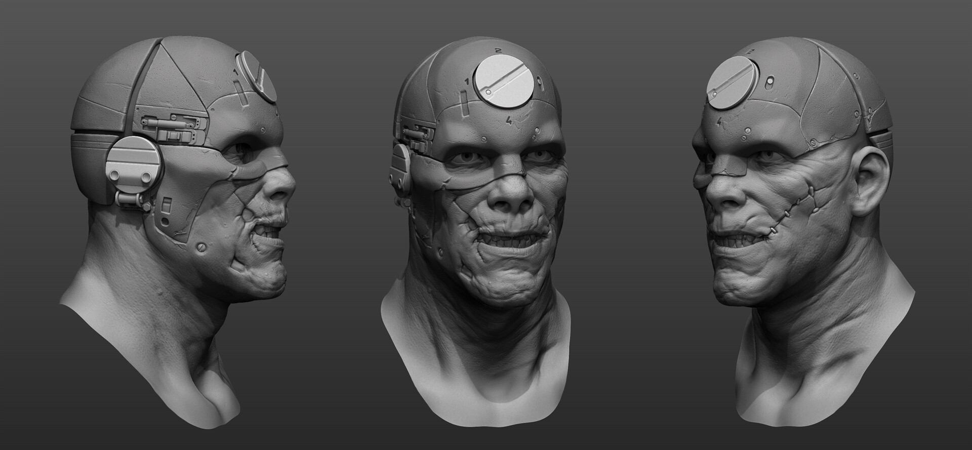 ArtStation - Mean Machine Angel head