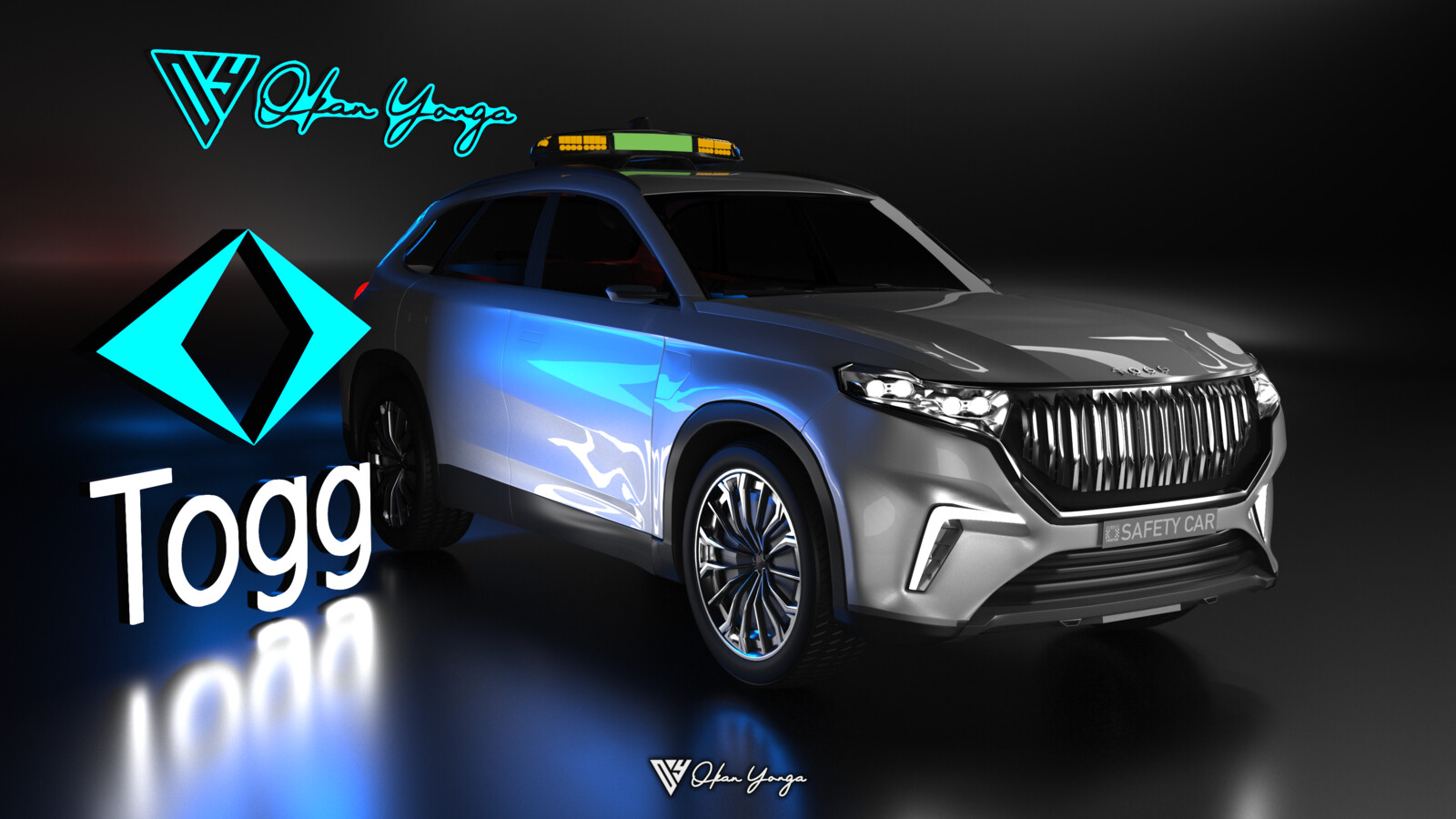 Okan Yorga - Togg SUV 3D Model Render / TOGG 2022