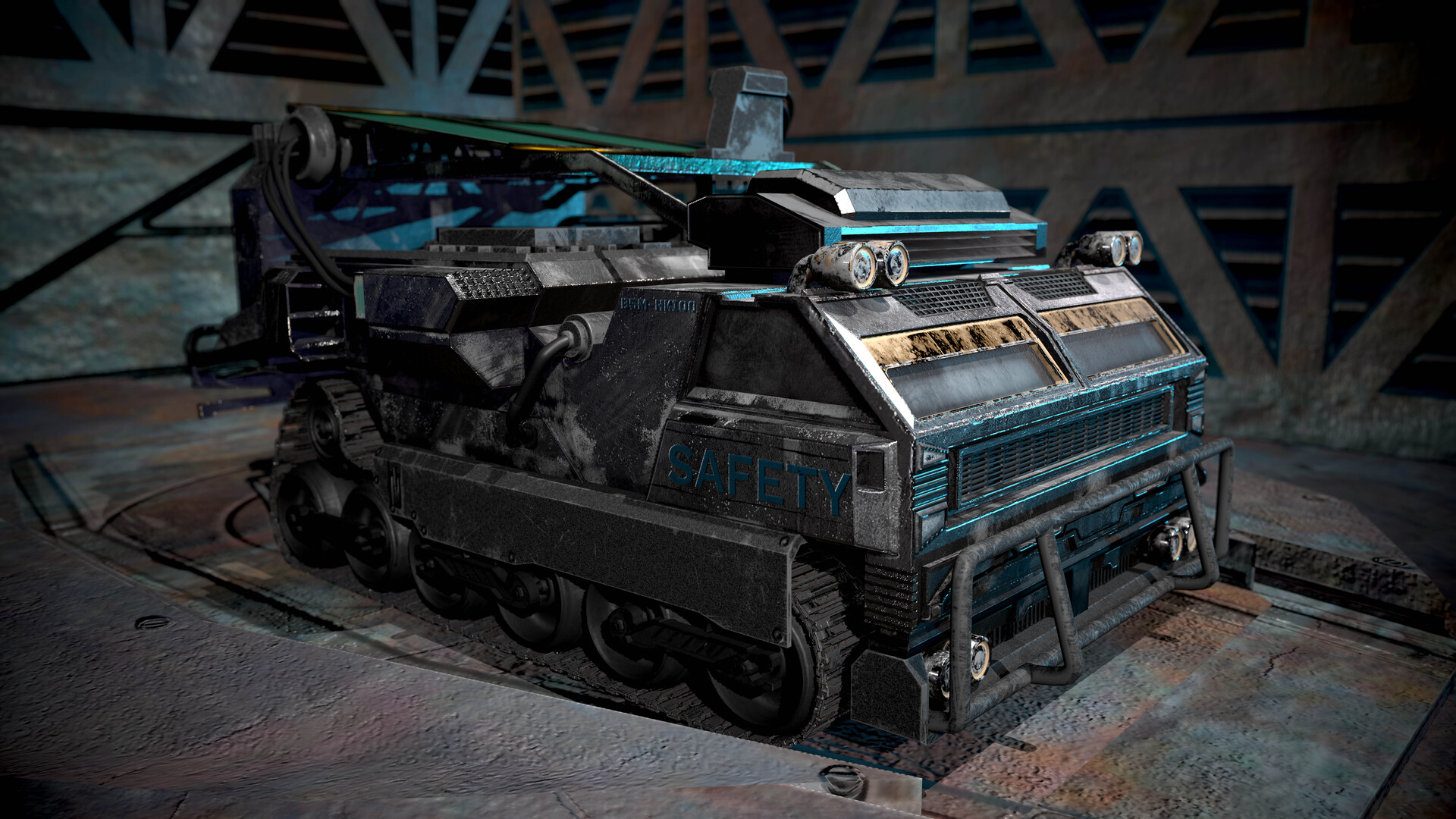 ArtStation - Just a Sci-Fi Truck.