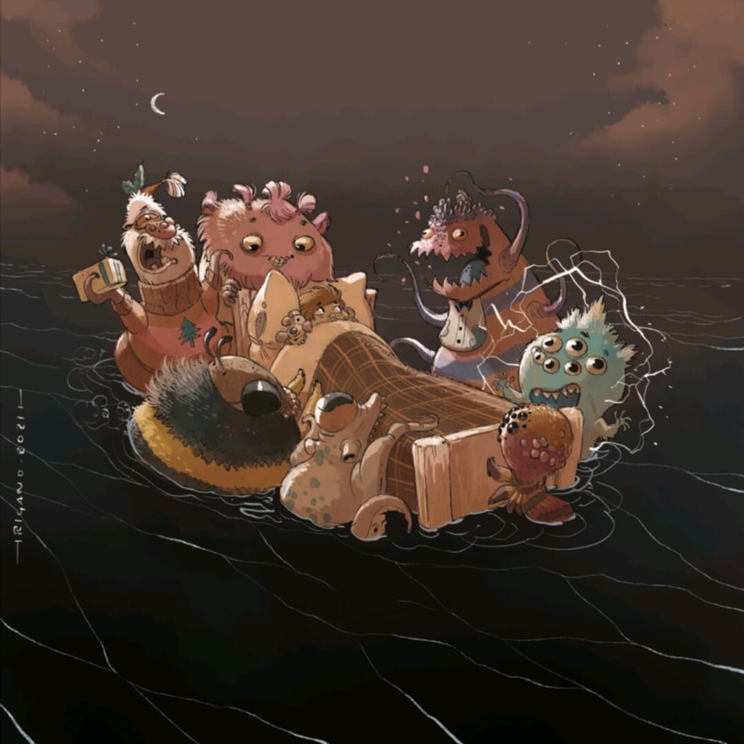 ArtStation - Welcome back Monsters.