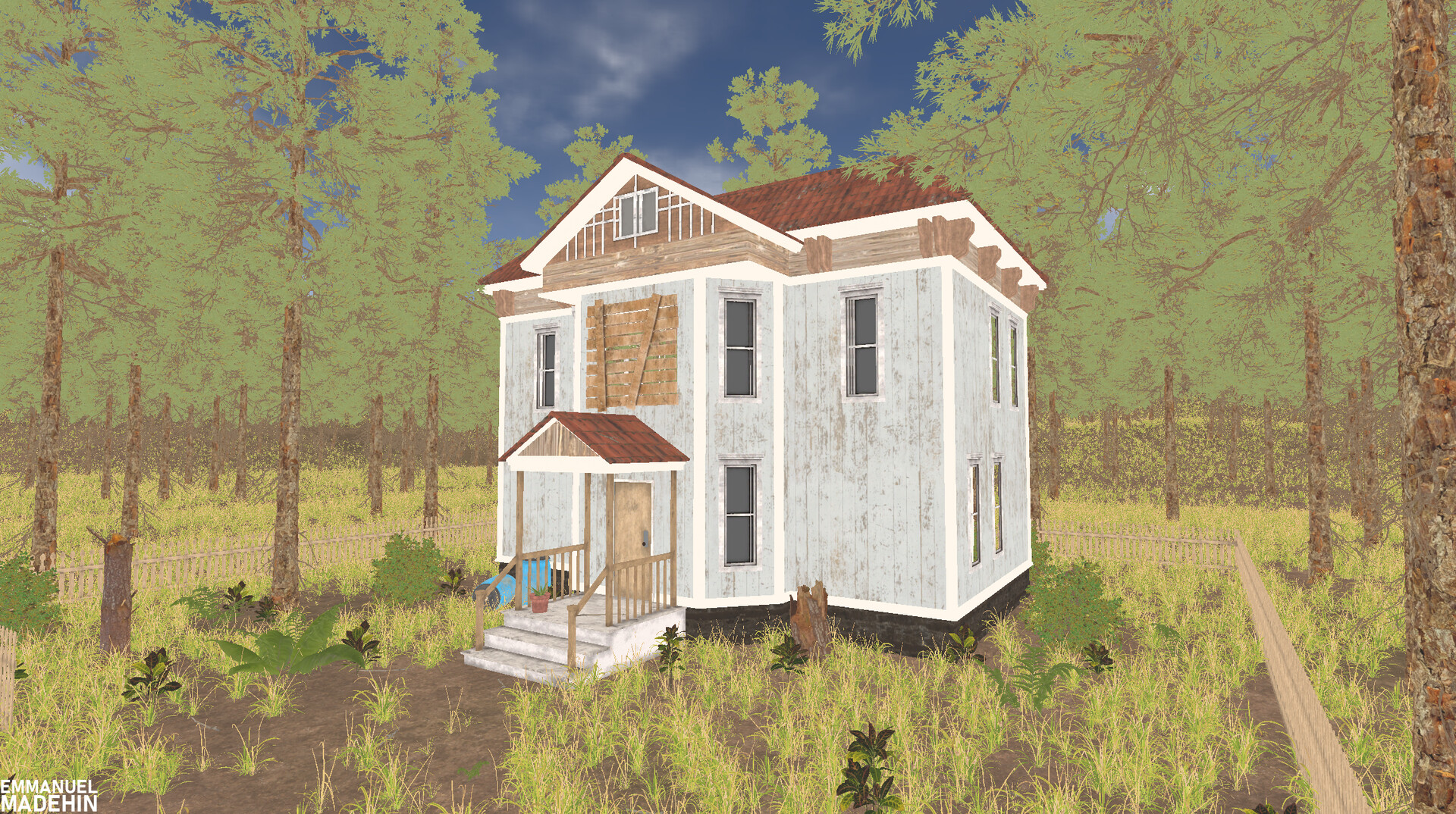 Emmanuel Madehin - House in the woods