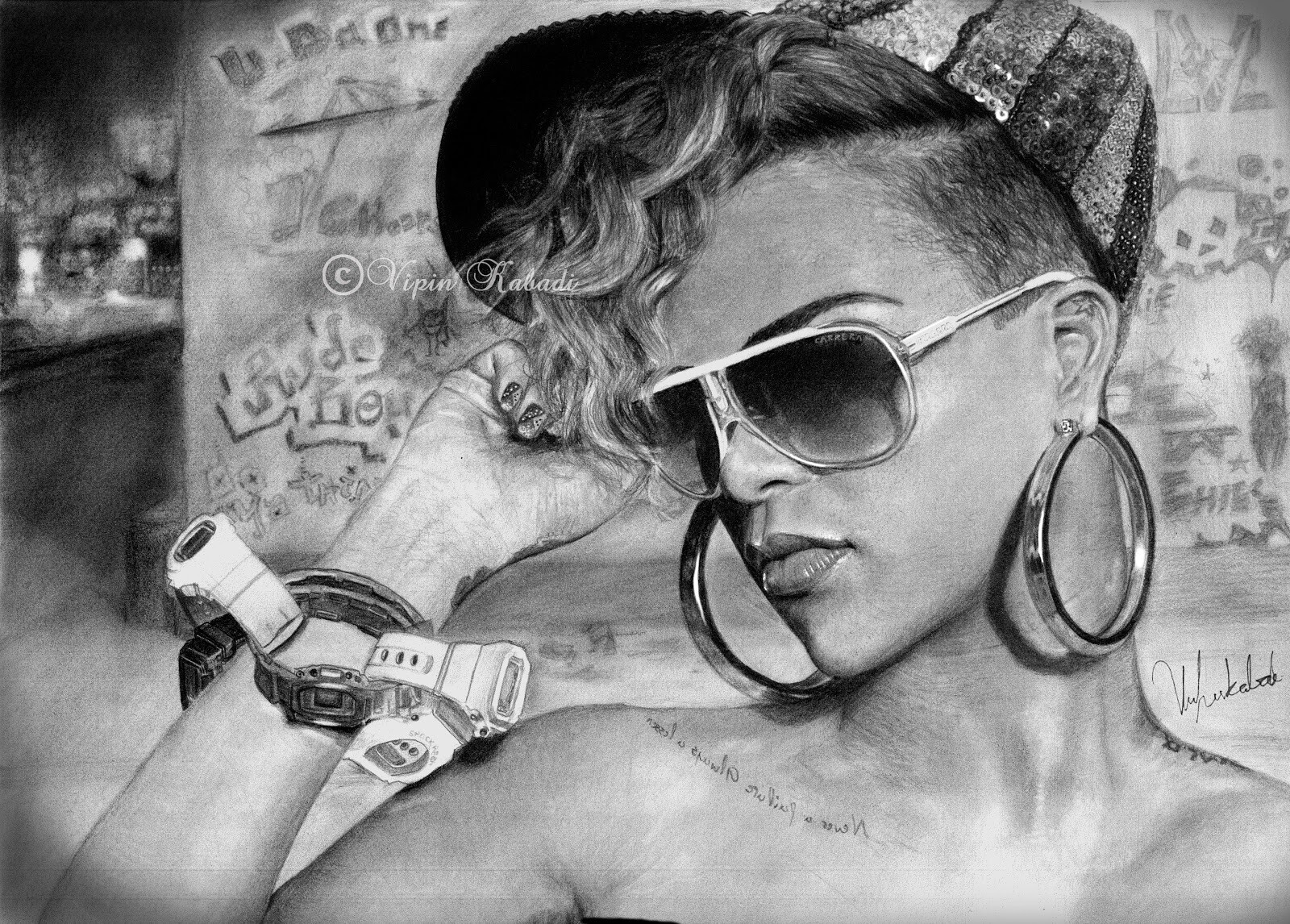 ArtStation - Riri - Pencil on paper