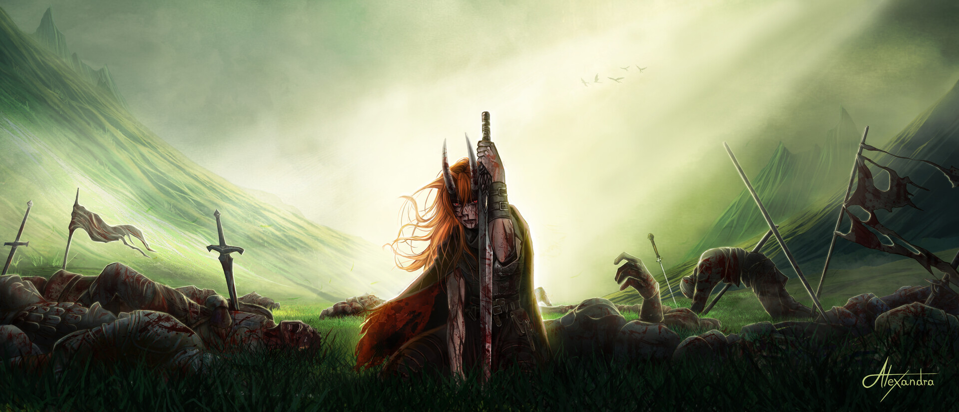 ArtStation - Warrior Landscape