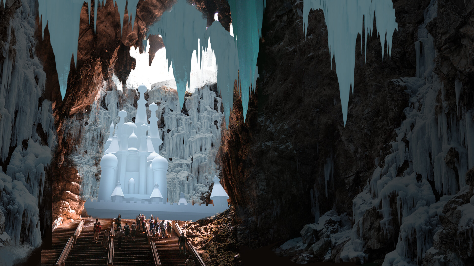 Jill Blue - The Ice Castle - Concept Art