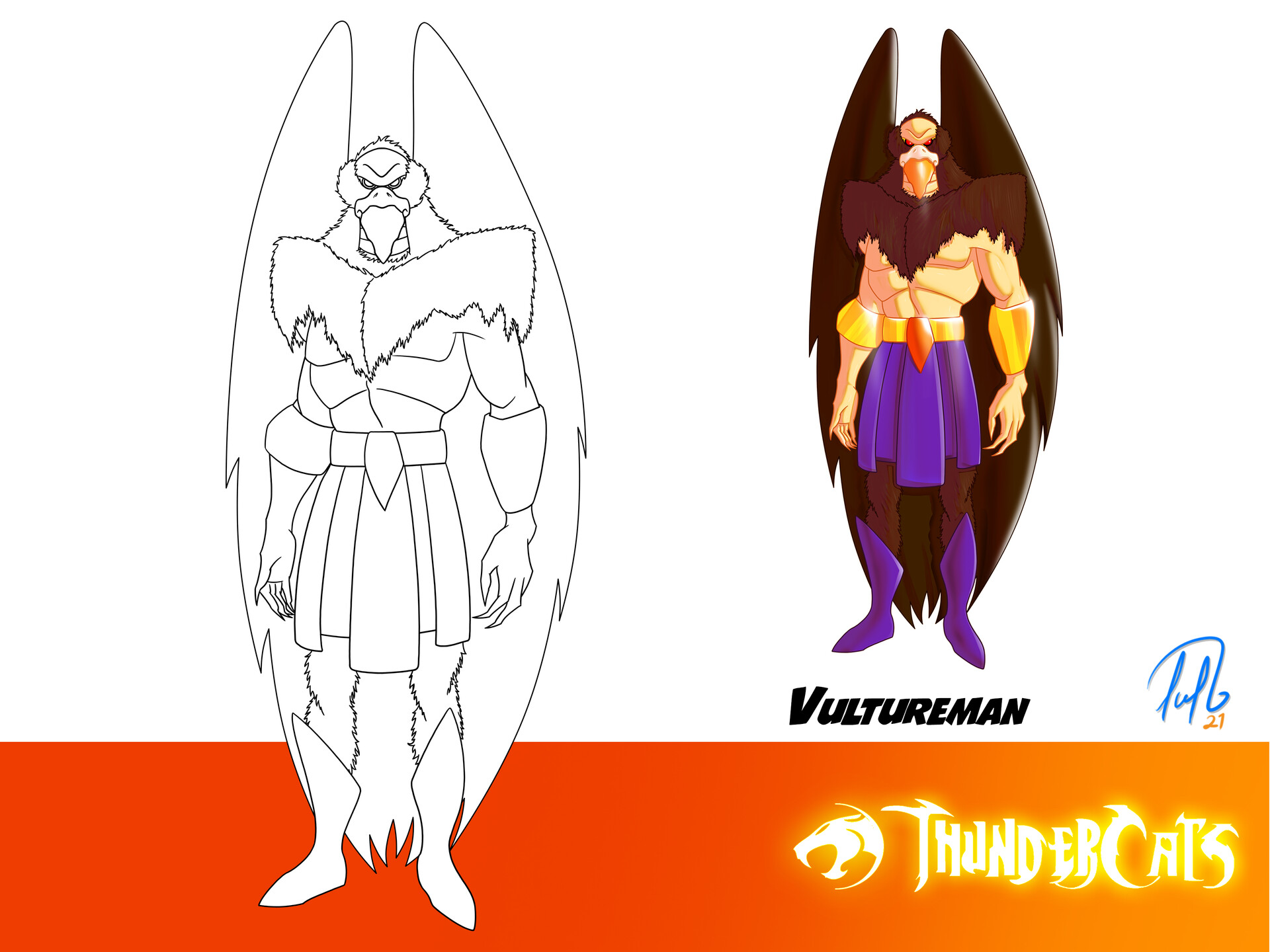 ArtStation - My tribute to THUNDERCATS