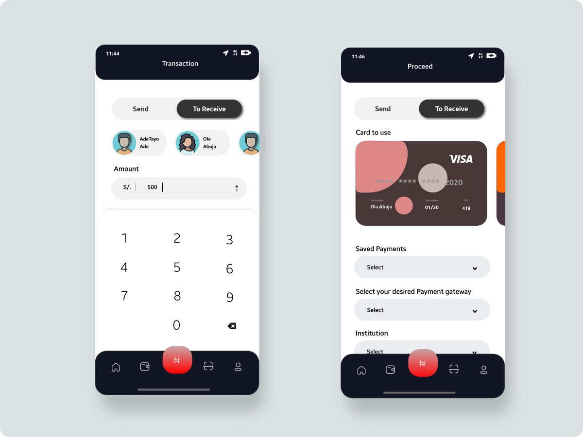 ArtStation - Kolo wallet UI design