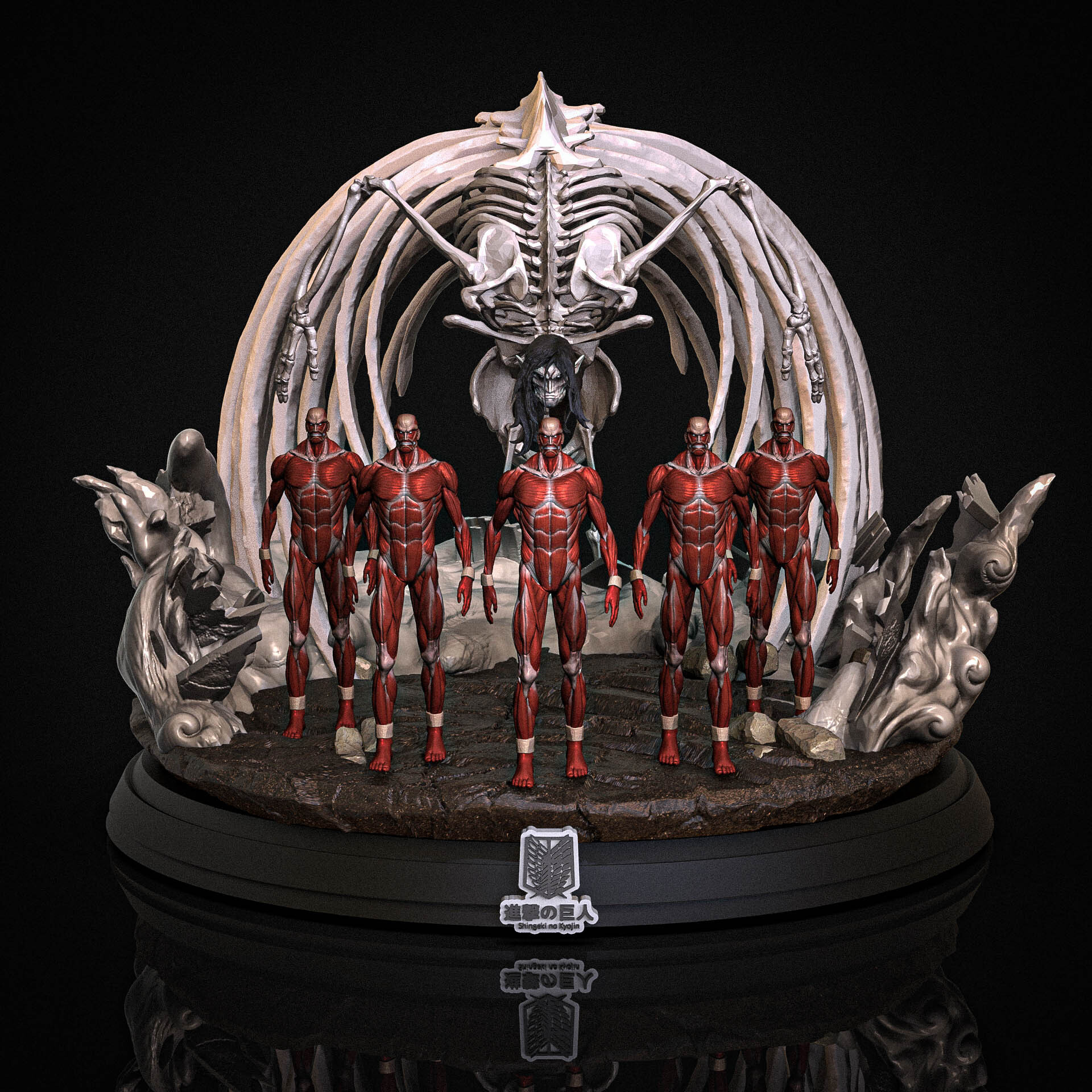 M3D Studios - Eren Retumbar 進撃の巨人