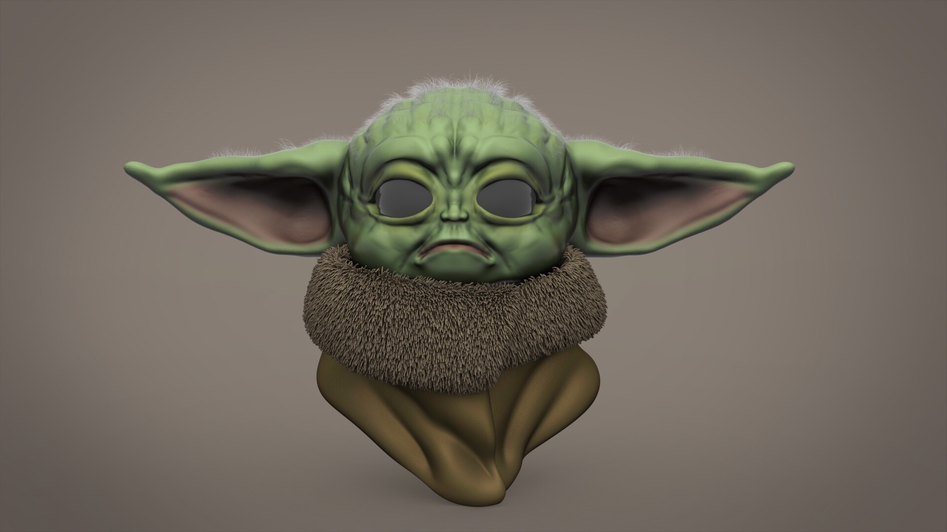 ArtStation - Grogu (baby yoda)