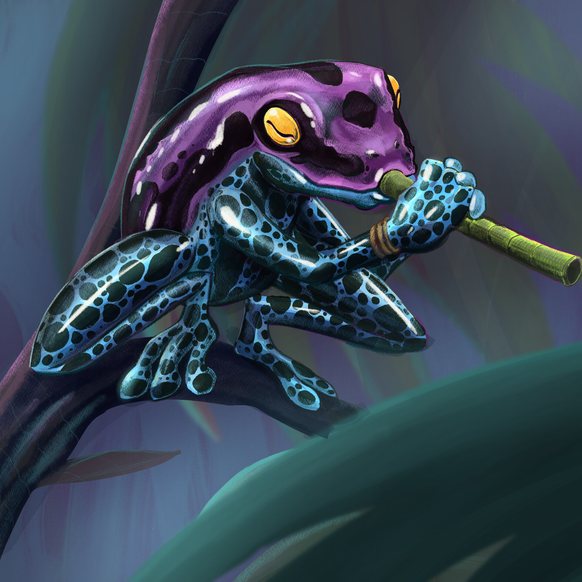 Michael Lloyd - Poison Dart Frog - Canopy Kingdom concept art