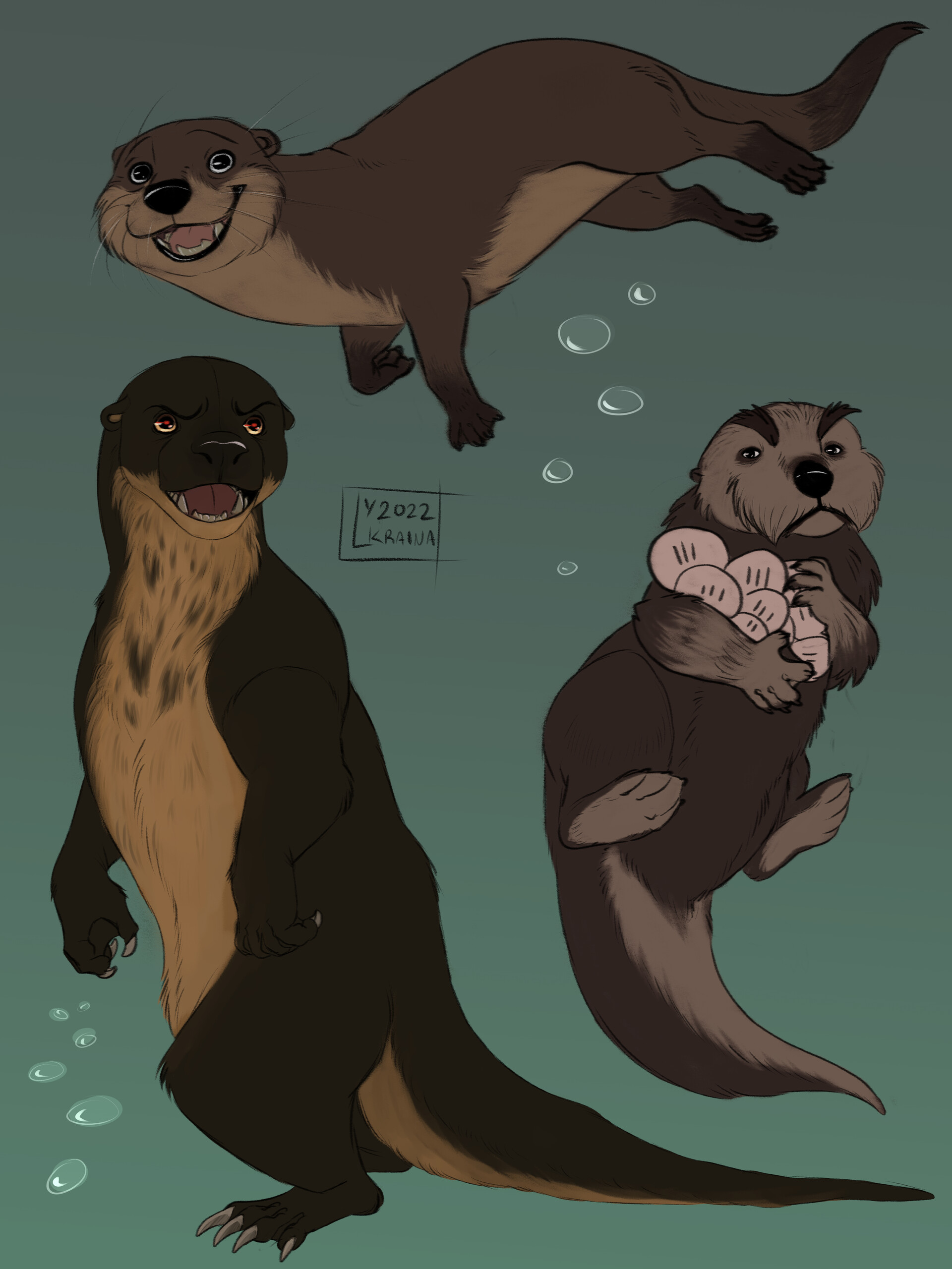 ArtStation - Otter Sketch Pg 1