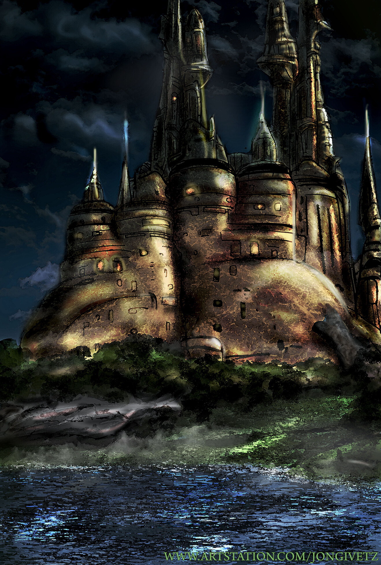 ArtStation - Fantasy Castle