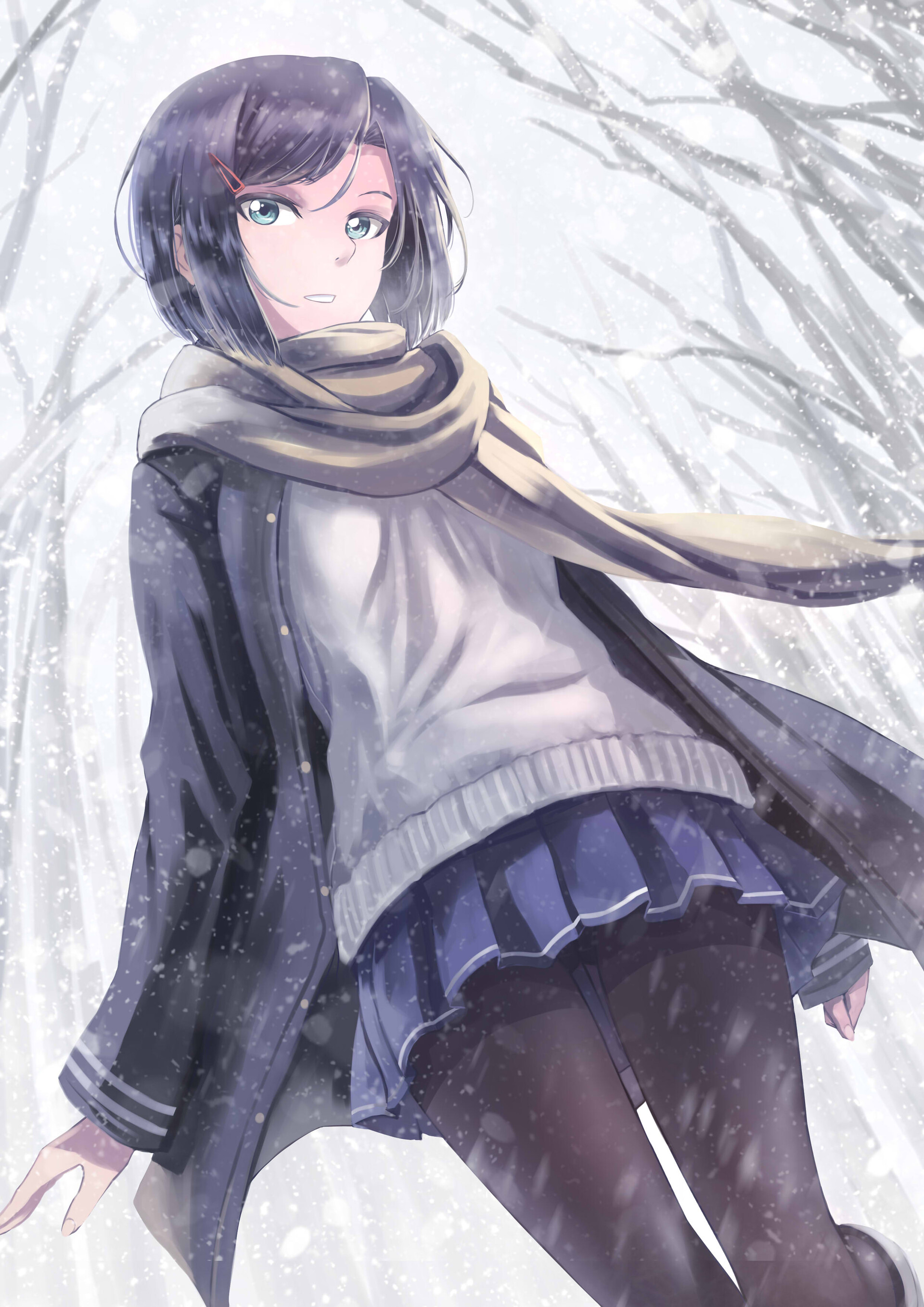 ArtStation - Walking in the snow