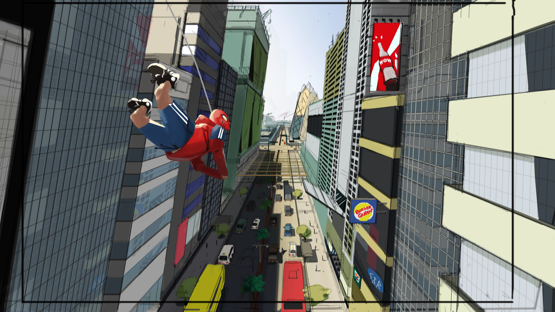 ArtStation - Filipino Spiderman Exterior