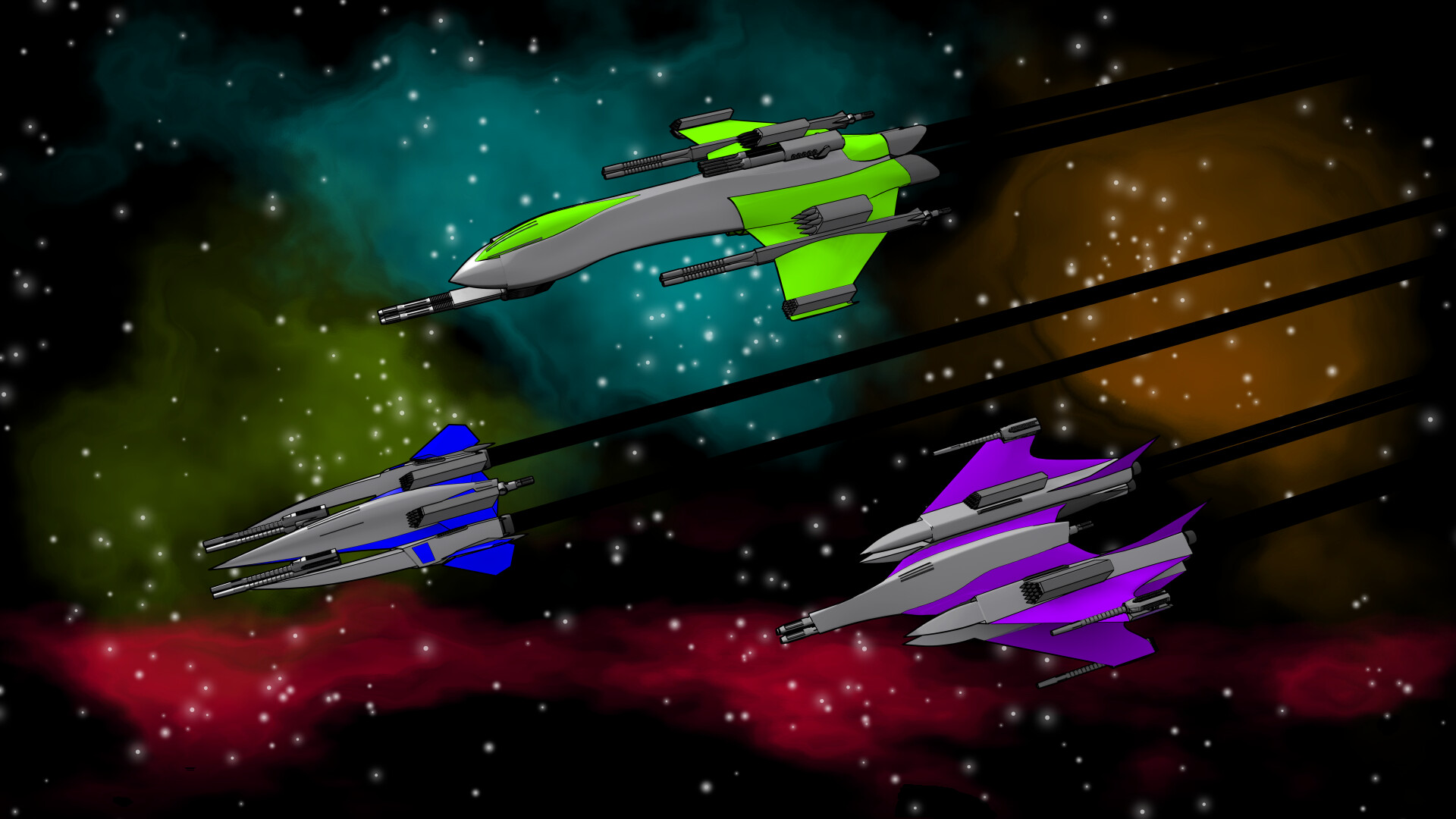 ArtStation - Space Interceptors