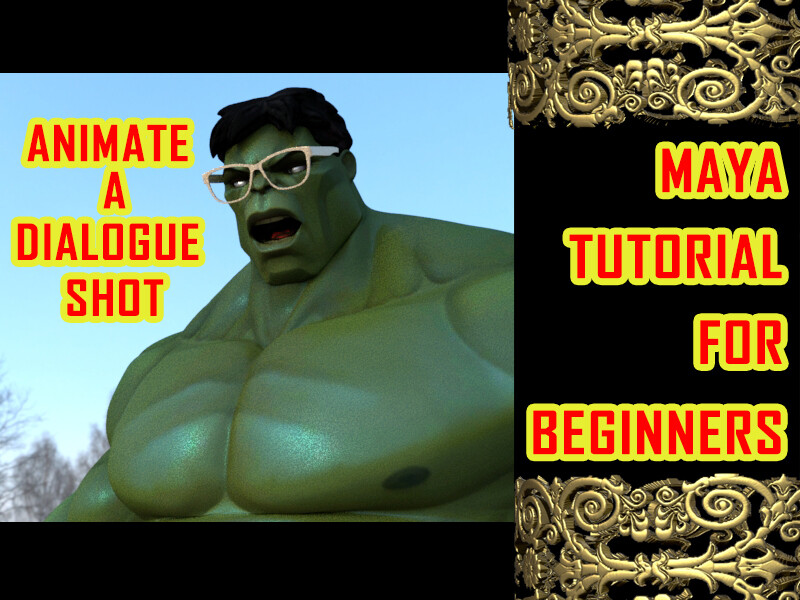 ArtStation - maya facial expression tutorial| animate a dialogue shot ...