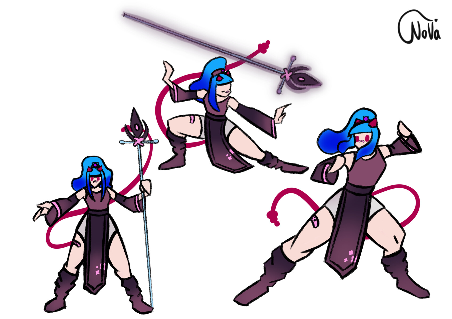 ArtStation - Delia as.a Genshin Impact character