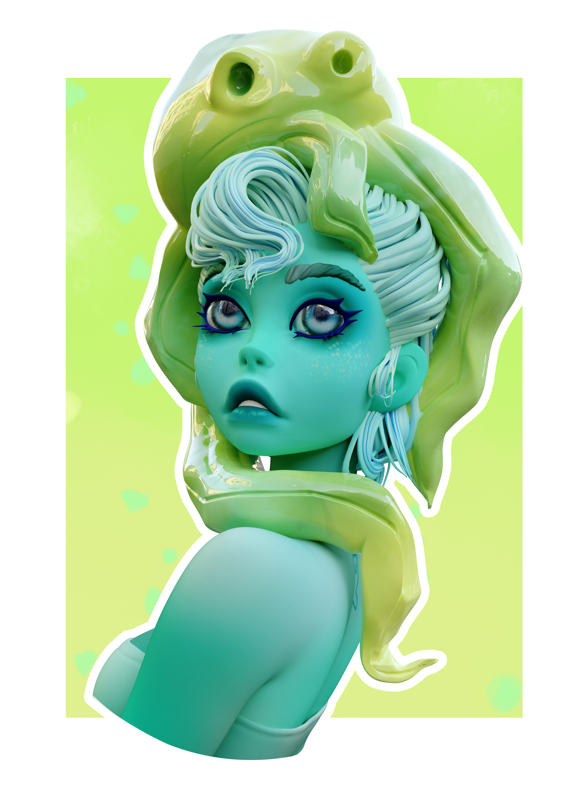 ArtStation - Girl with Octopus