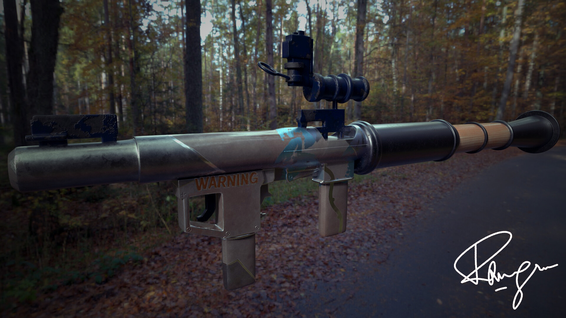ArtStation - 3D Rocket Launcher (RPG)