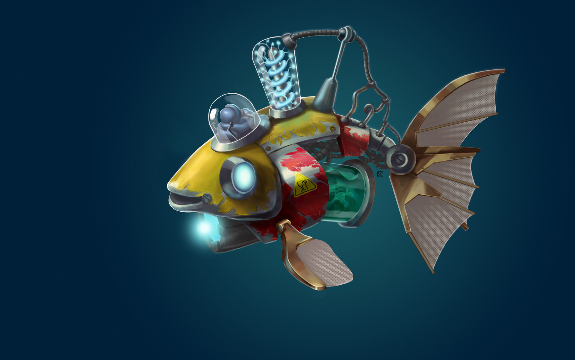 ArtStation - Robot Fish