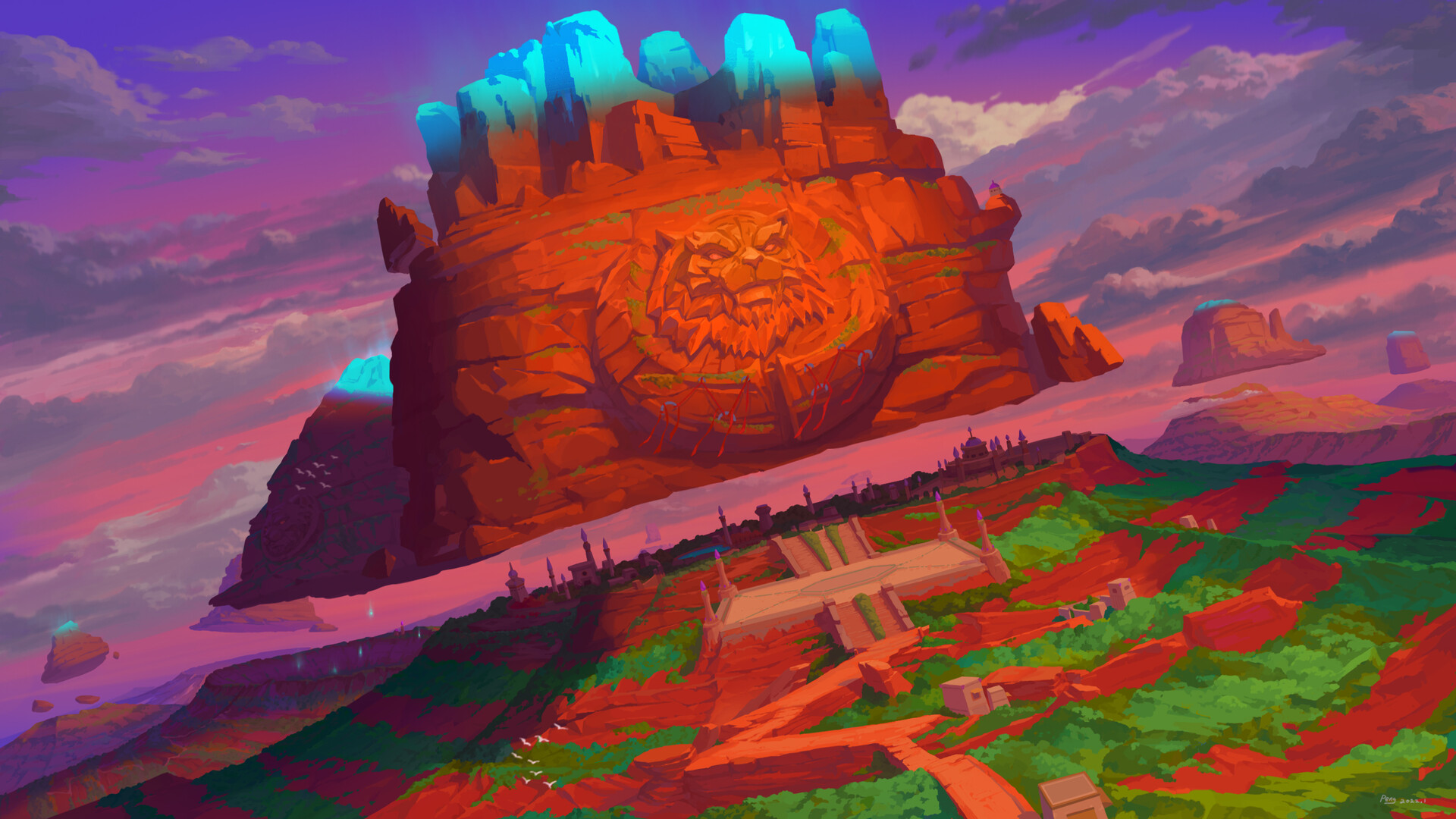 ArtStation - Tiger hat Gobi