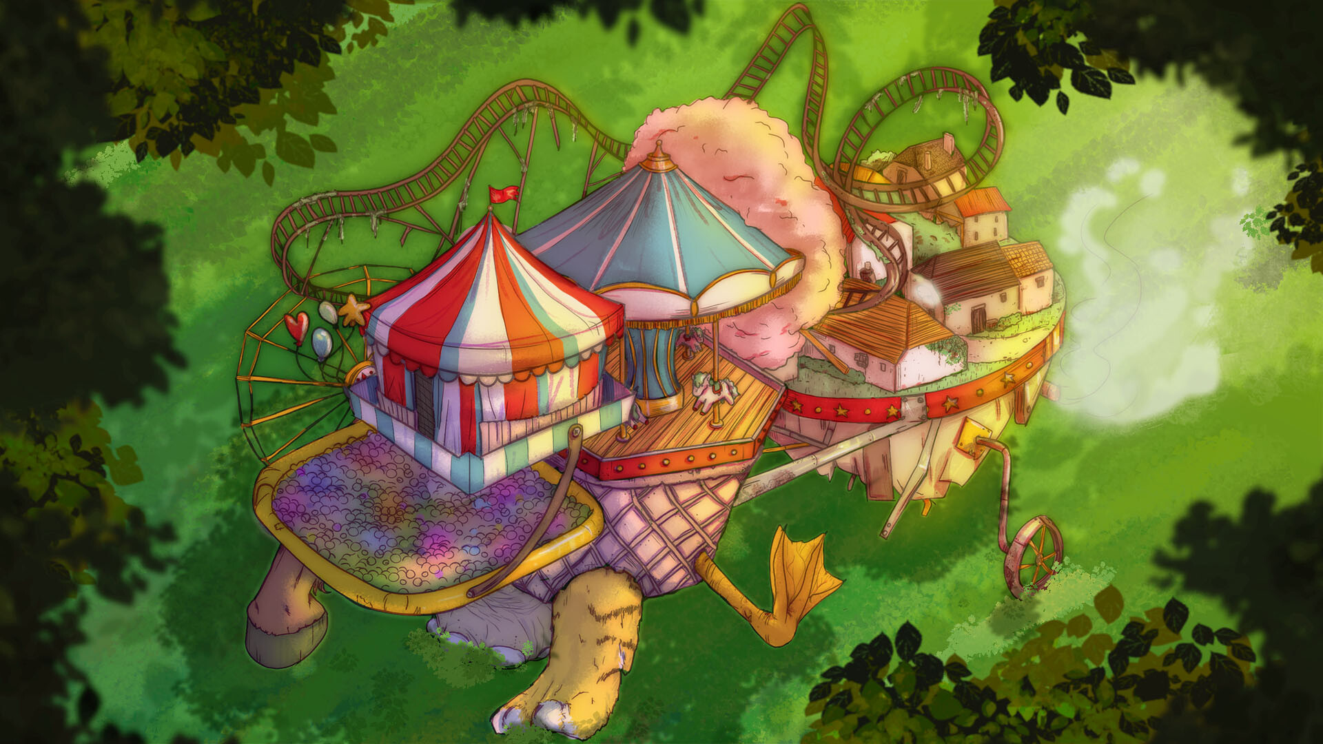 ArtStation - Howl's moving castle design