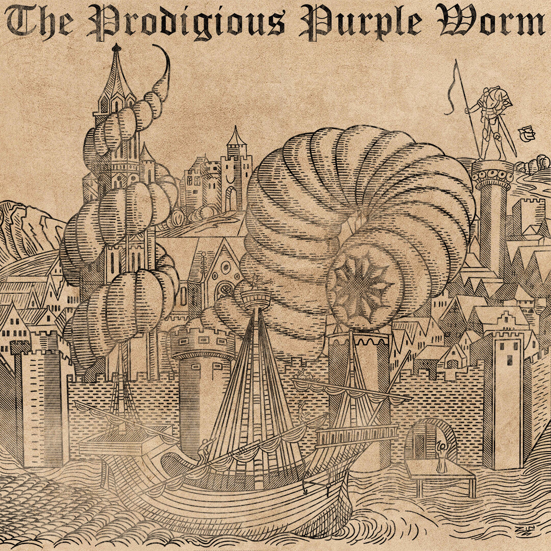 ArtStation - 1557 Purple Worm