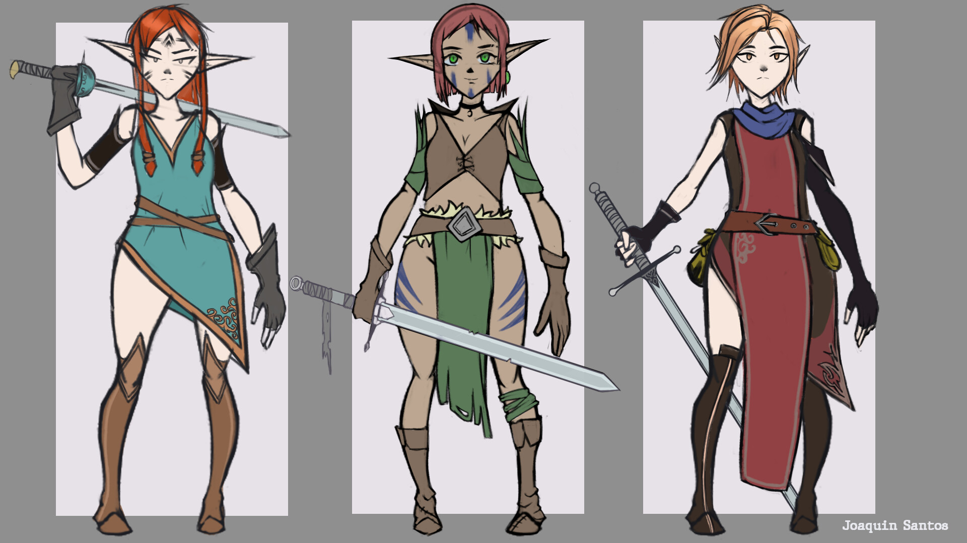 ArtStation - Concept of elf female