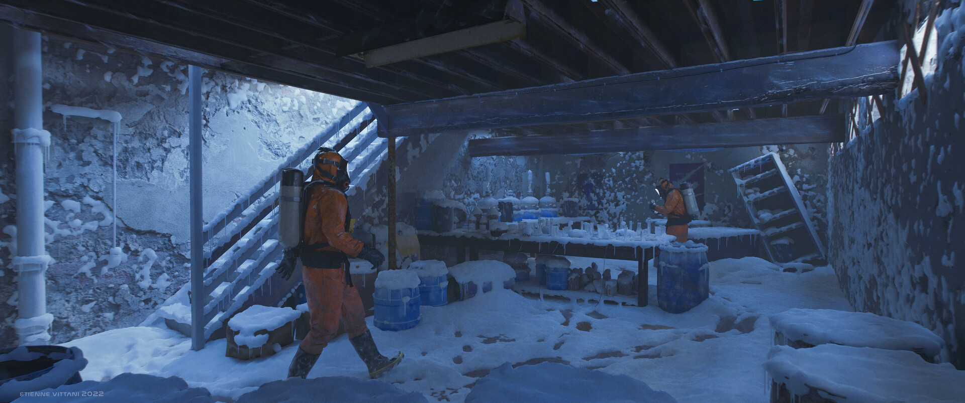 ArtStation - Underground laboratory