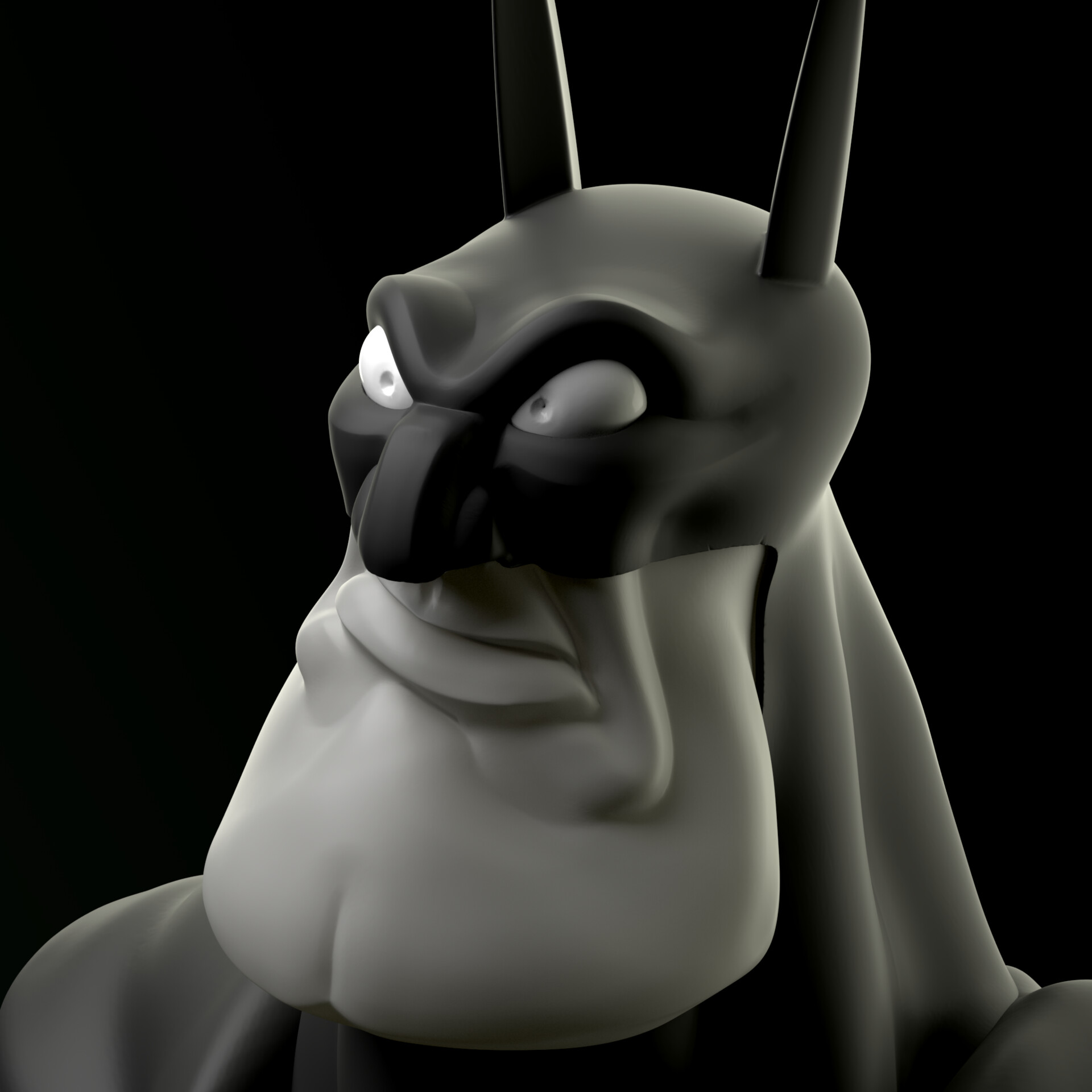 ArtStation - Stylized Batman Bust