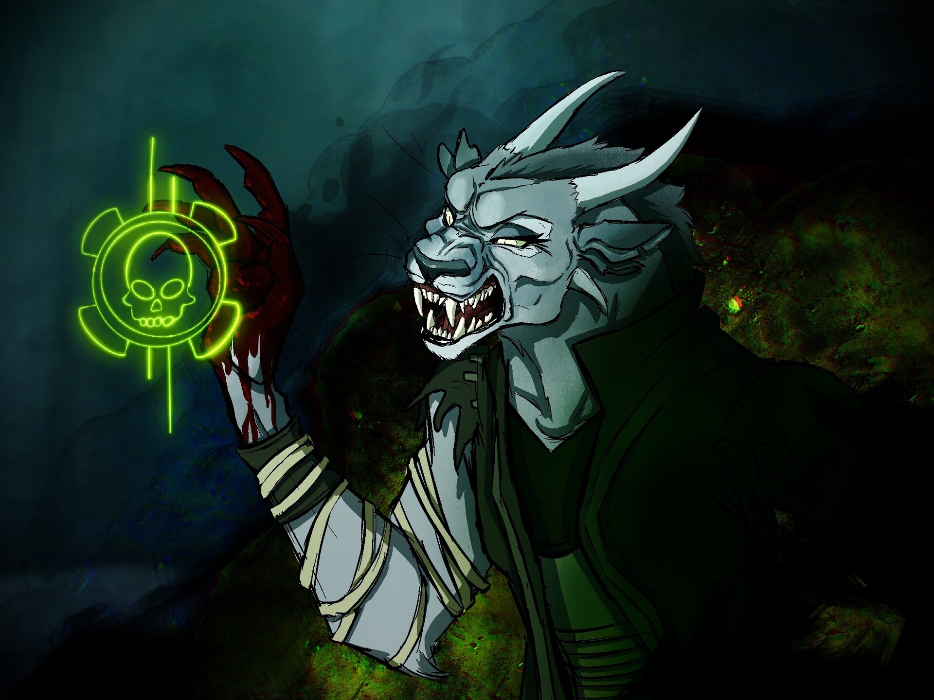 ArtStation - Fanart- Charr Necromancer