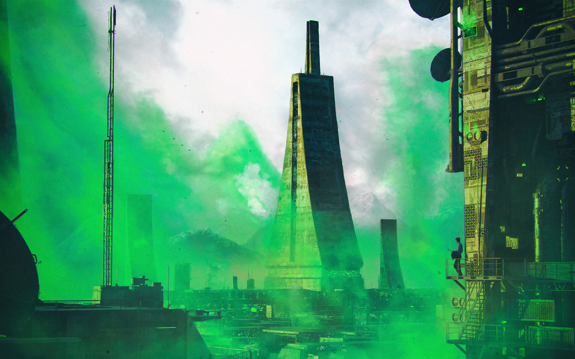 ArtStation - Infected city ☢