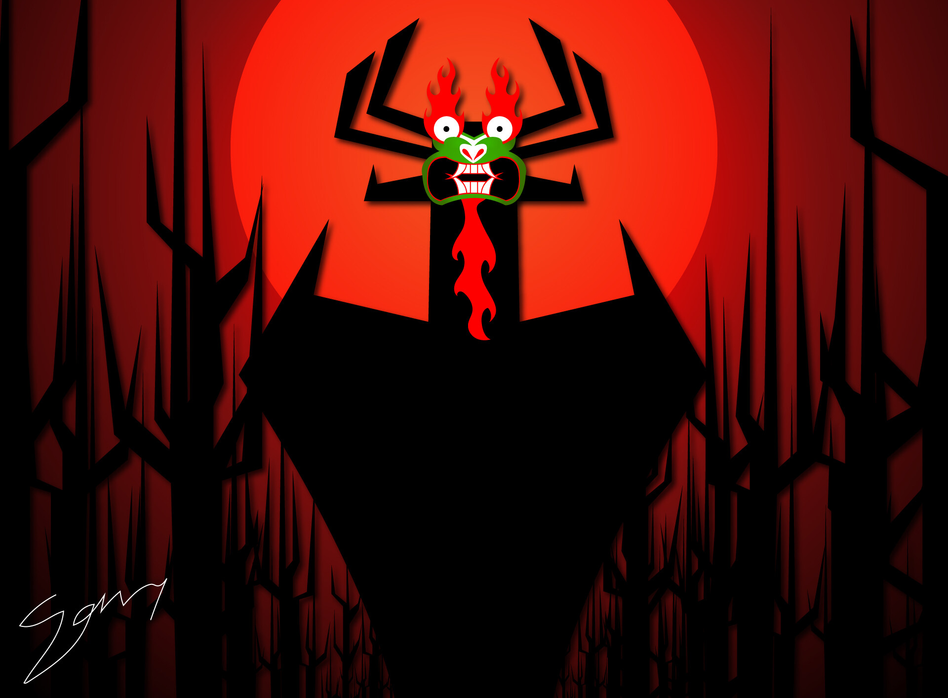 ArtStation - Samurai Jack 'Aku'